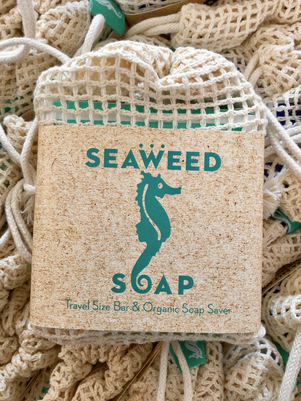 Sweedish Sea Salt and Seaweed soaps travel bar in pouch – Red Pineapple